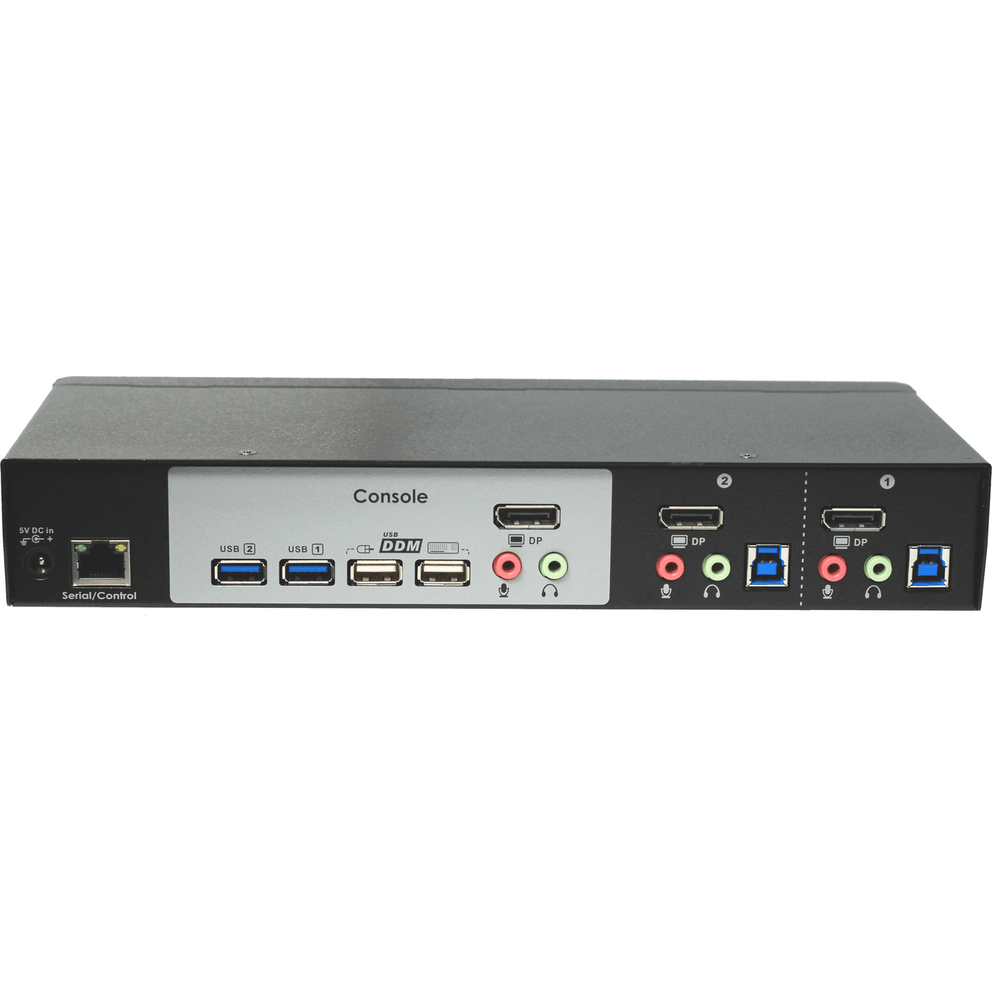 UDP-12AP DisplayPort 1.4 KVM Switch for Single Monitor and 2 Systems ...