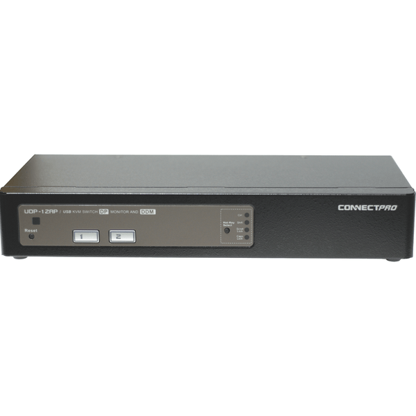 UDP-12AP DisplayPort 1.4 KVM Switch for Single Monitor and 2 Systems ...